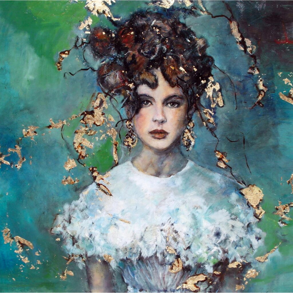 Floral Woman - Sandler Art