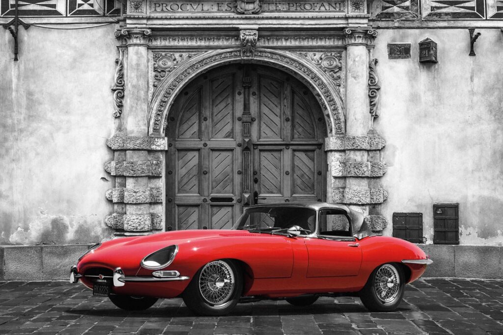 Vintage sports car II - Sandler Art