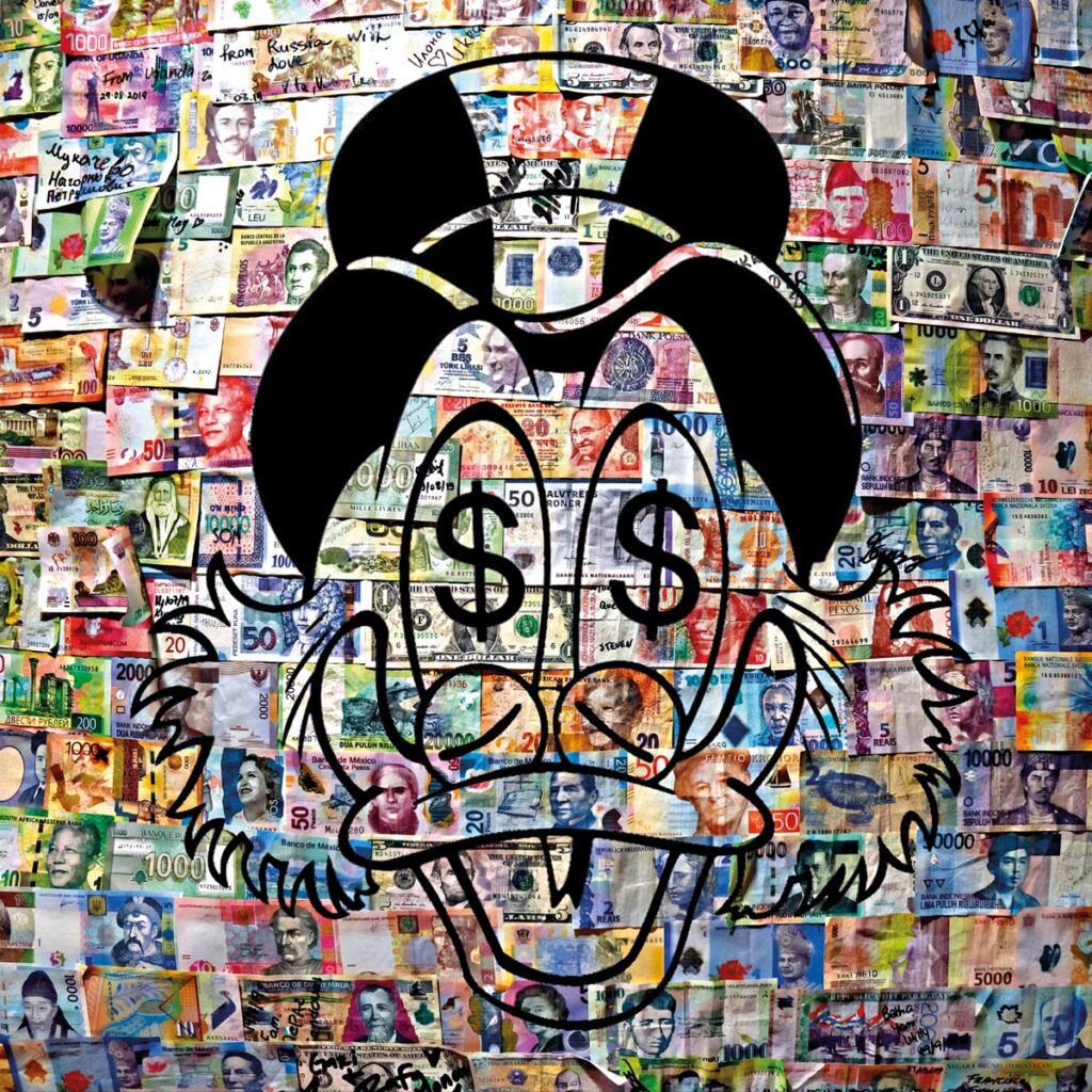 Mickey Bitcoin - Sandler Art